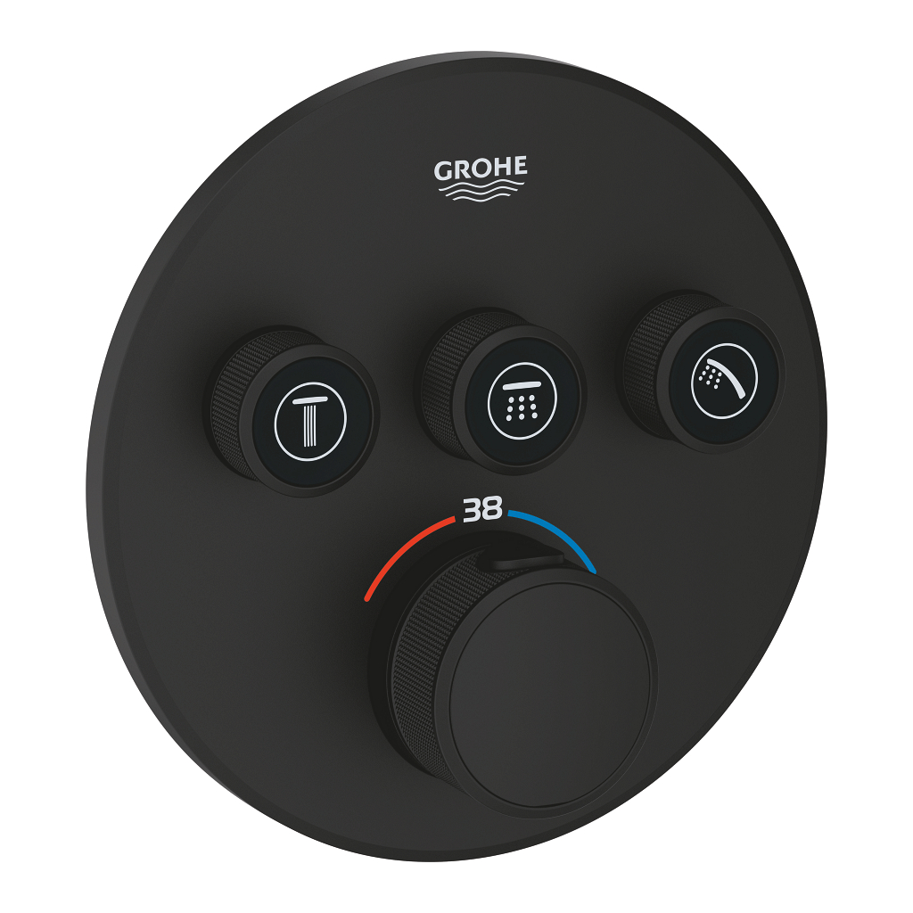 Grohtherm SmartControl Safety mixer for concealed installation with 3 valves | GROHE