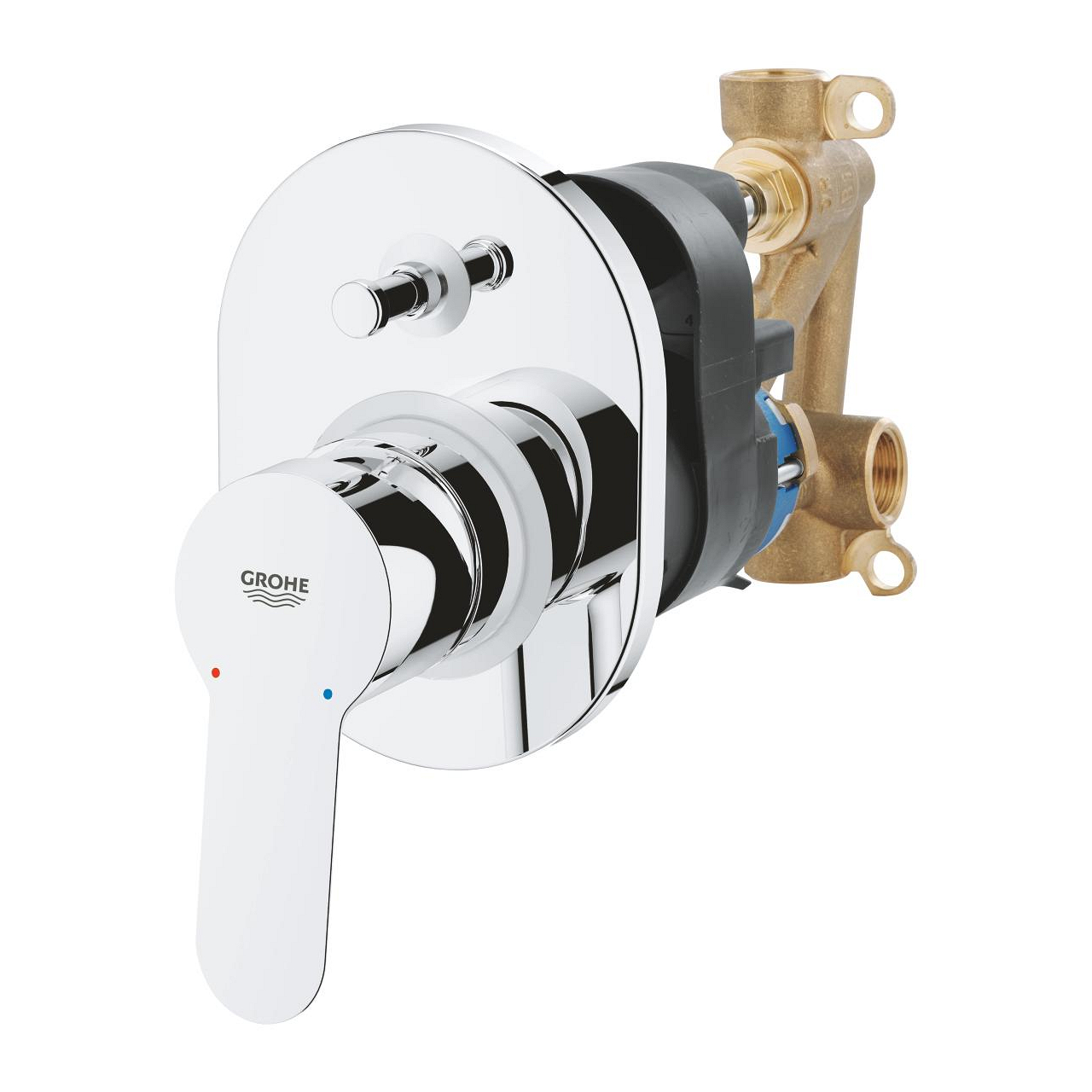 BauEdge Single-lever bath mixer | GROHE