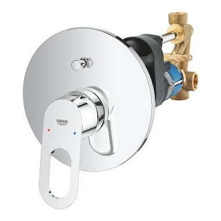 BauLoop Three-hole basin mixer 1/2″ | GROHE