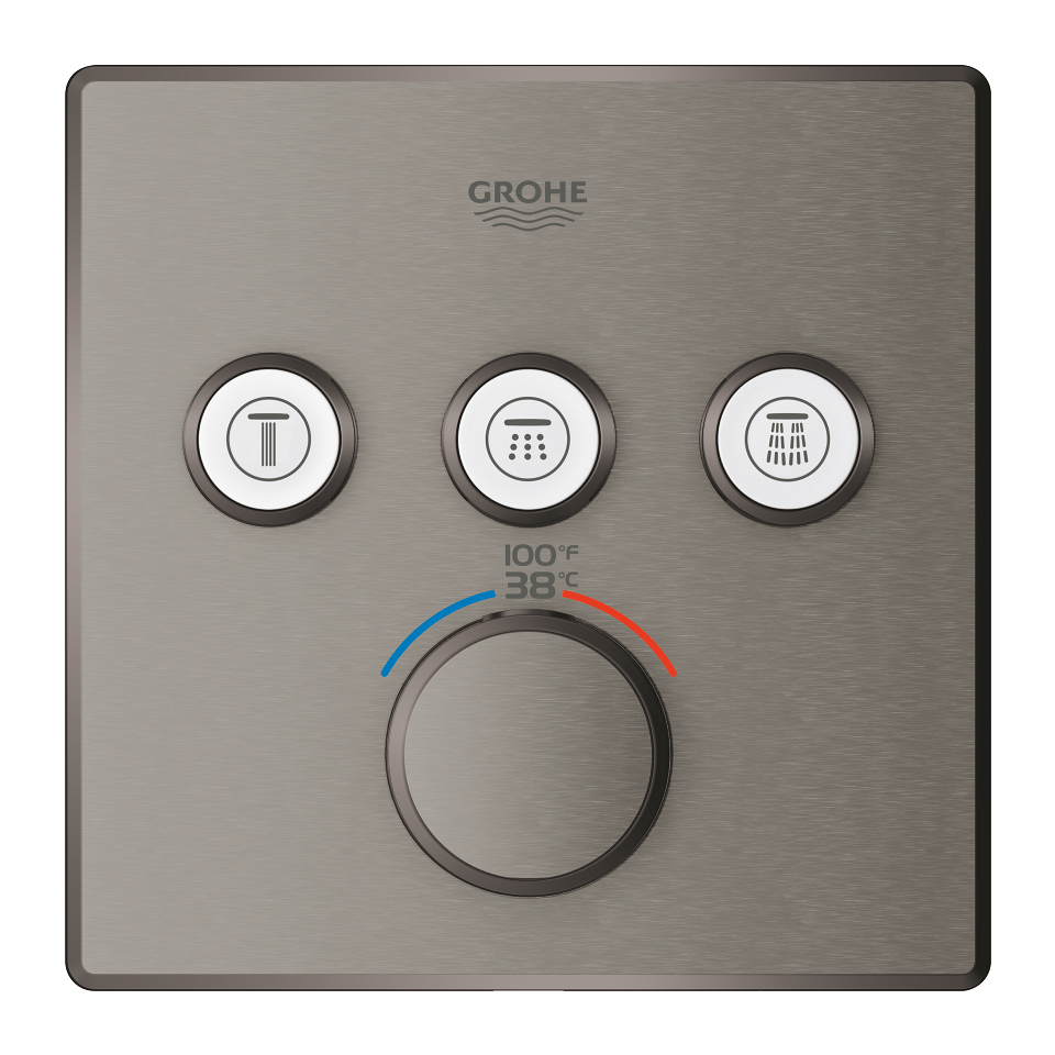 高特朗智能控制 高特朗SMC恒温面板，圆形，三键，有机玻璃 | 德国高仪中国官方网站