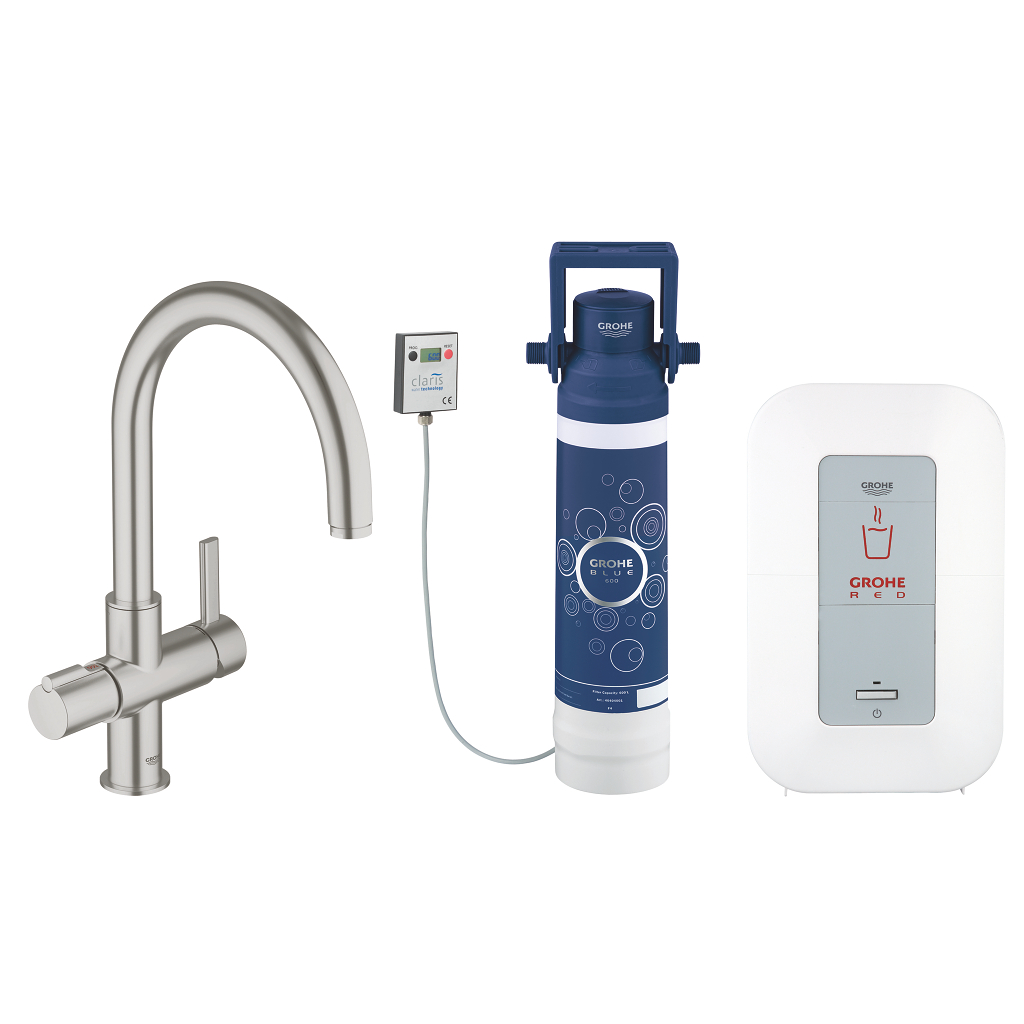 GROHE Red Duo Faucet and single-boiler (4 liters) | GROHE 官方網站