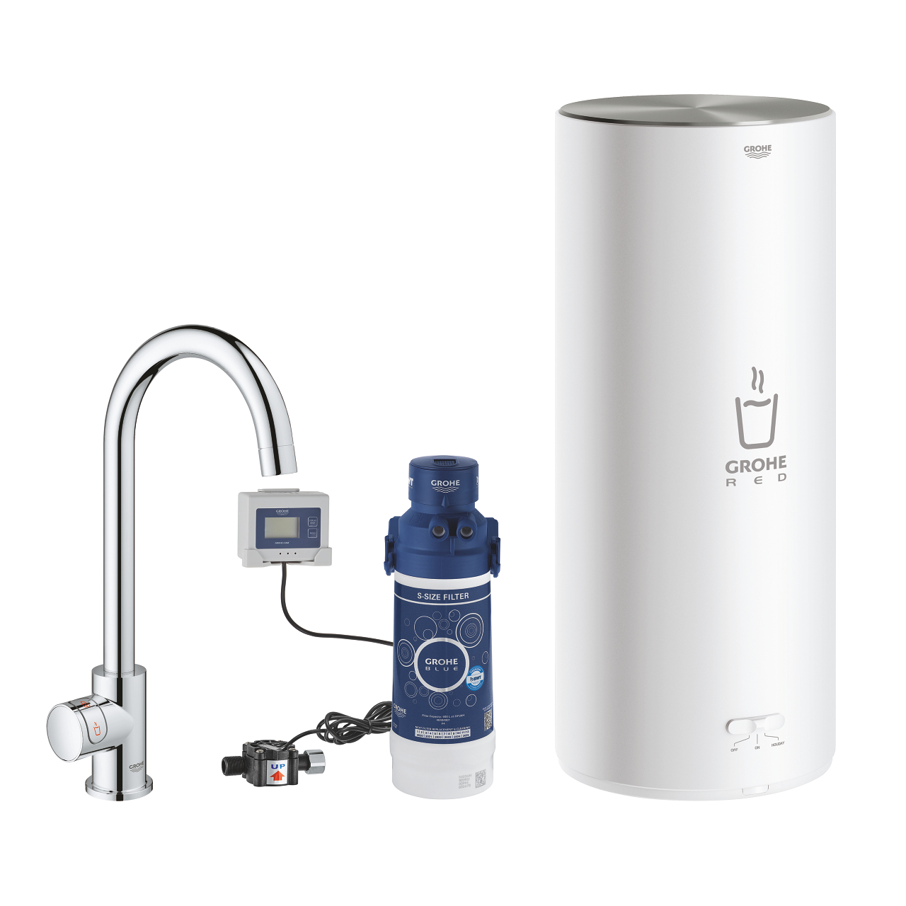 GROHE Red Mono Kjøkkenkran og L-størrelse bereder | GROHE - Grohe AG ...