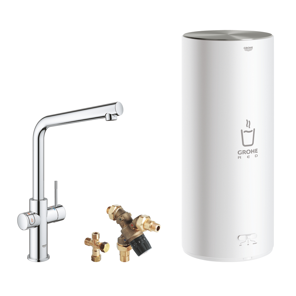 GROHE Red Duo Faucet and L size boiler | GROHE