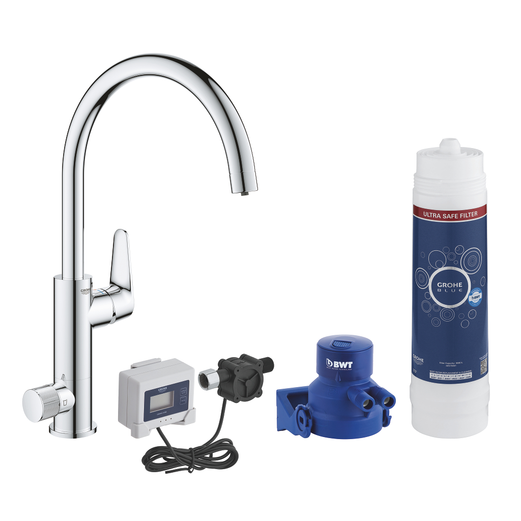 GROHE Blue Pure BauCurve Starter kit | GROHE 官方網站