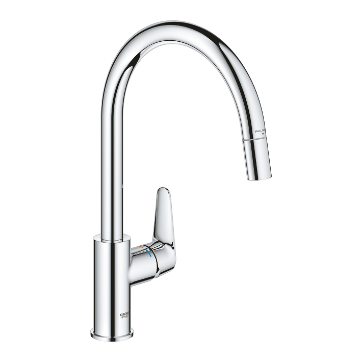GROHE BauCurve Single-lever sink mixer 1/2″ | GROHE