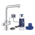 GROHE Blue Pure Minta Bateria filtrująca z wyciąganą wylewką | GROHE