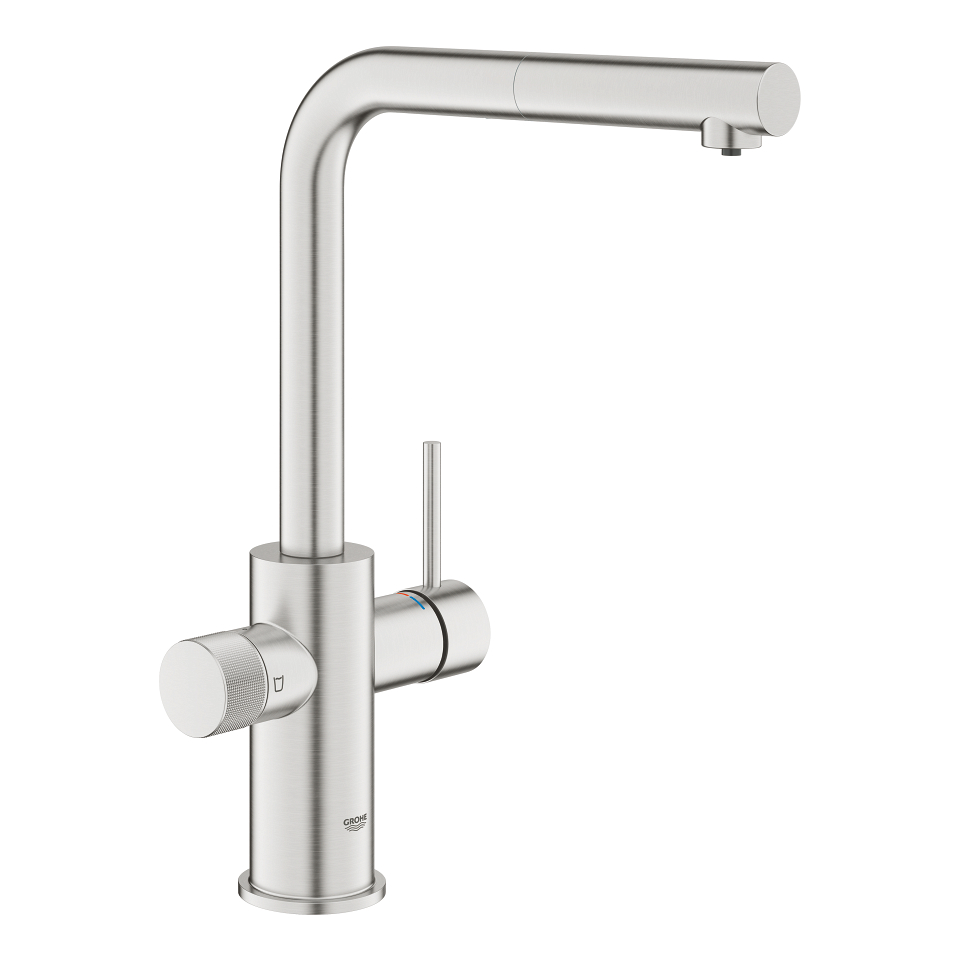 GROHE Blue Pure Minta Filter tap with pull-out mousseur | GROHE