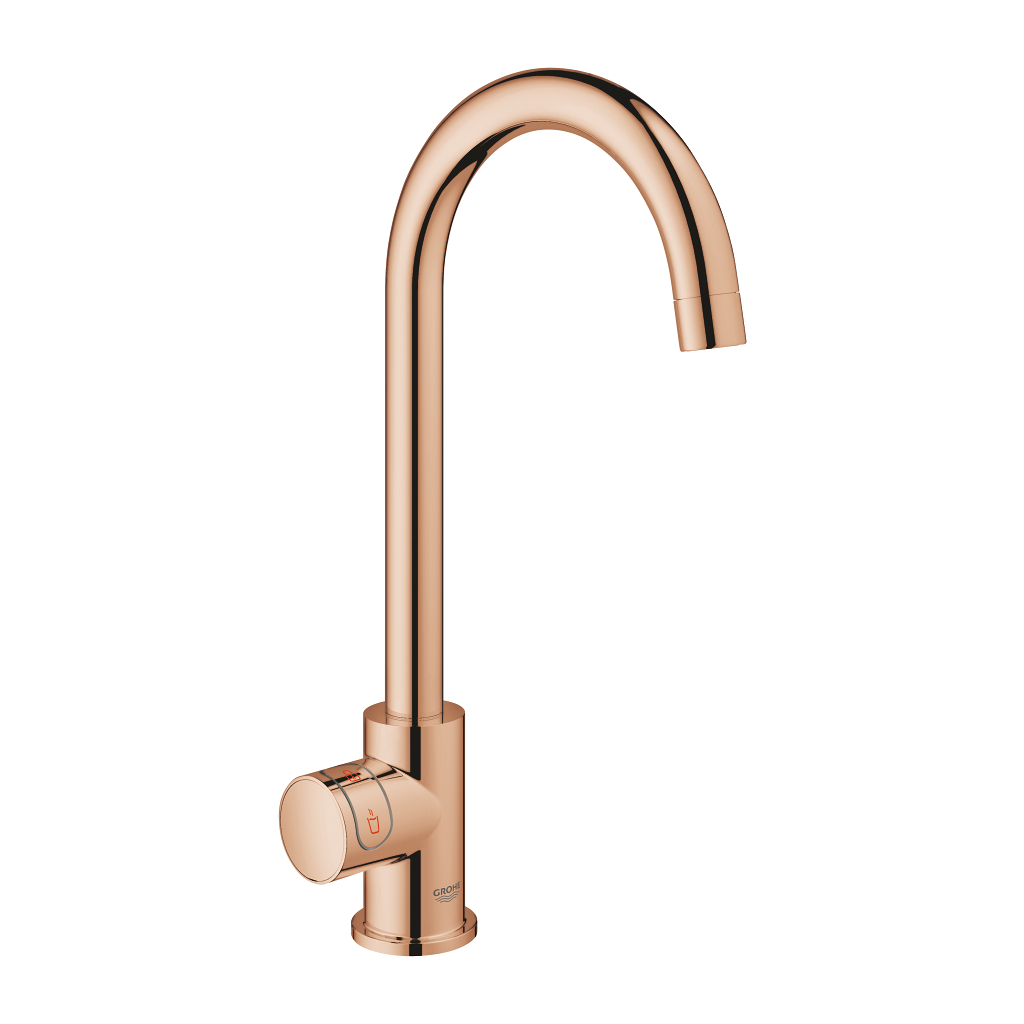 GROHE Red Mono Pillar tap and M size boiler | GROHE