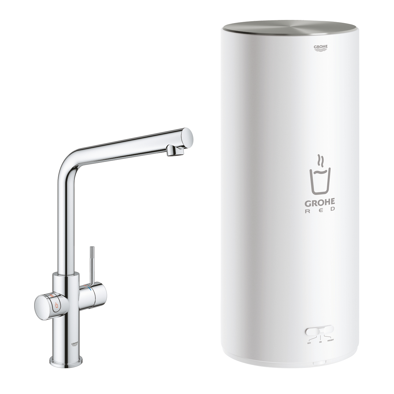 GROHE Red Duo Faucet and L size boiler | GROHE
