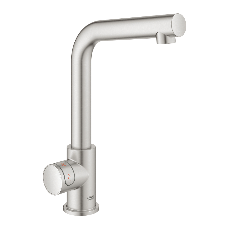 GROHE Red Mono Pillar tap and L size boiler | GROHE