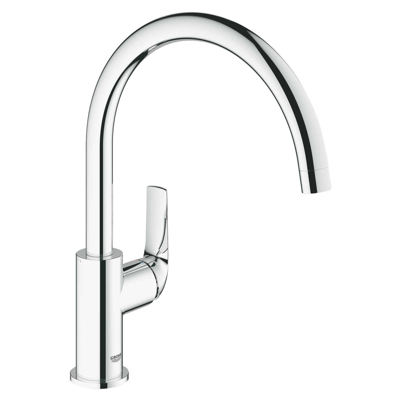 GROHE BauCurve Single-lever sink mixer 1/2″ | GROHE