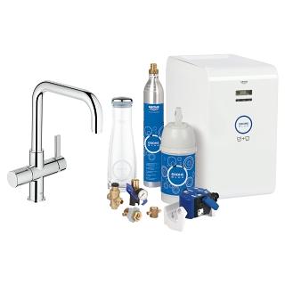 GROHE Blue Chilled & Sparkling - Water Filter Kitchen Taps - For your ...