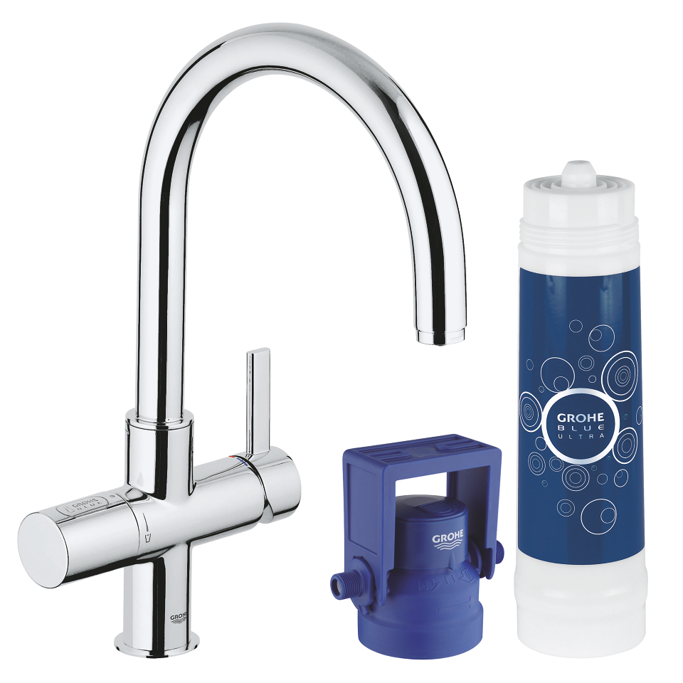 GROHE Blue UltraSafe Pure عدة بدء تشغيل | GROHE