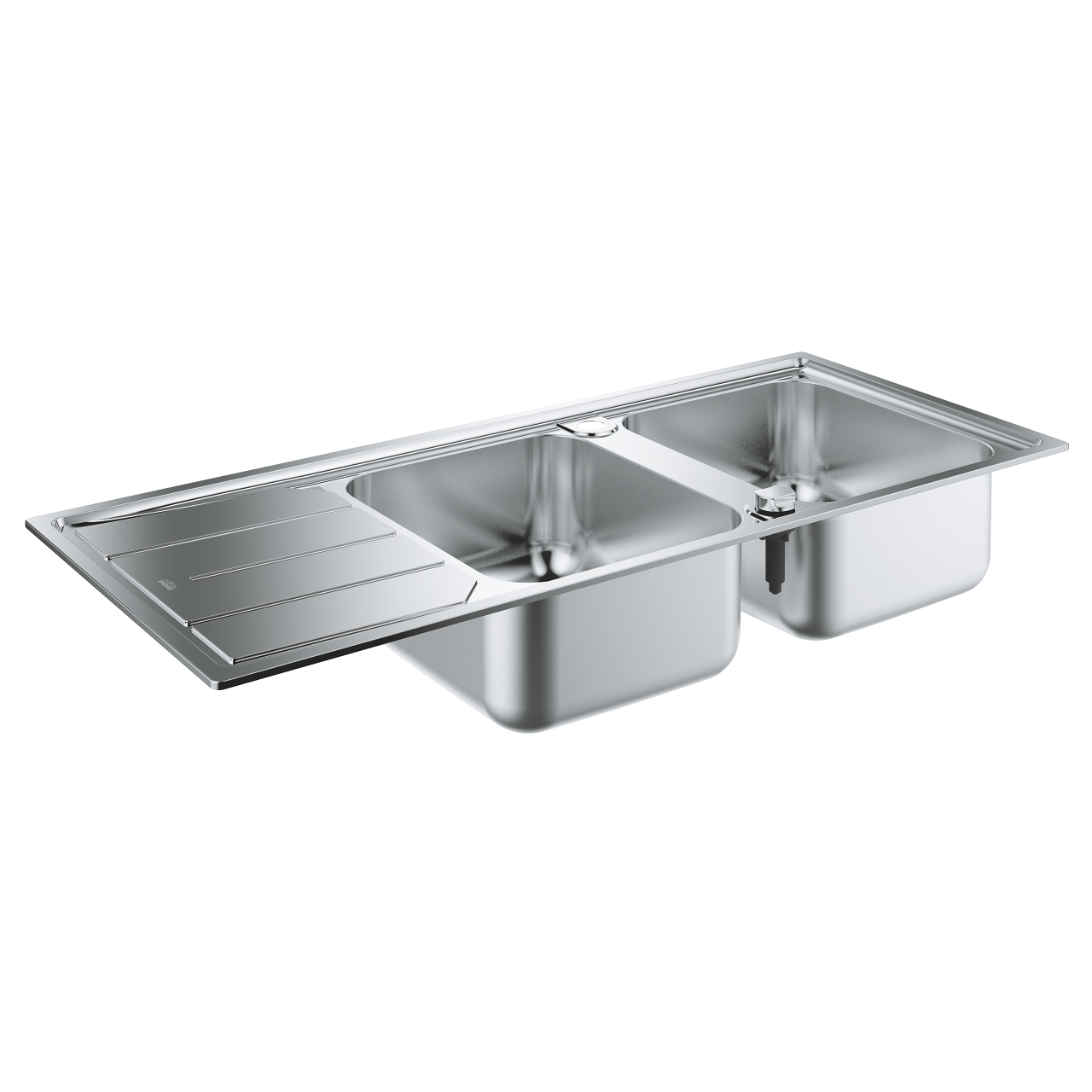 K500 Stainless steel sink with drainer | GROHE