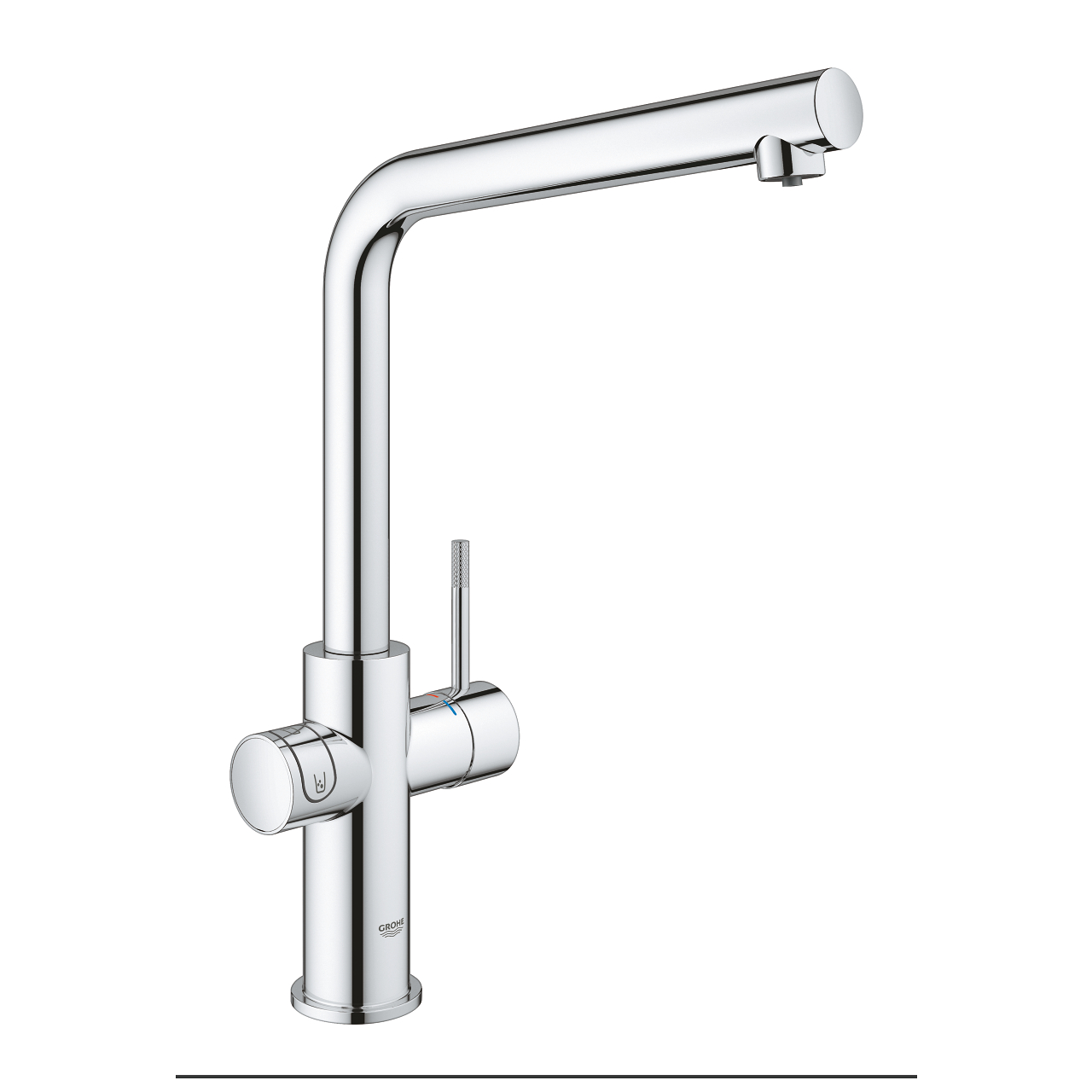 GROHE Blue Home Zestaw startowy z wylewką w kształcie L | GROHE