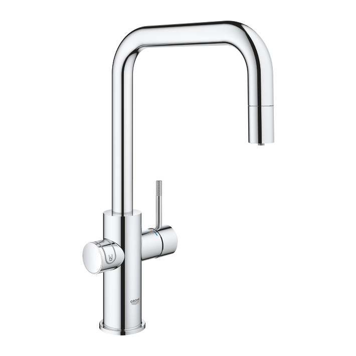GROHE Blue Home U-uitloop Starterkit met uittrekbare mousseur | GROHE