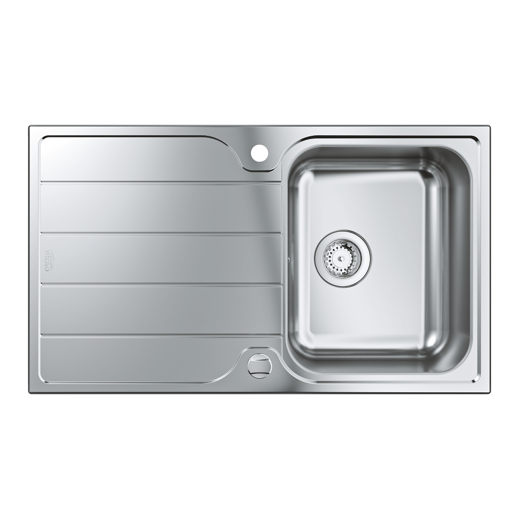 K500 Stainless steel sink with drainer | GROHE