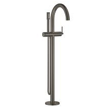 Atrio Thermostatic shower mixer for 2 outlets with integrated shut off ...