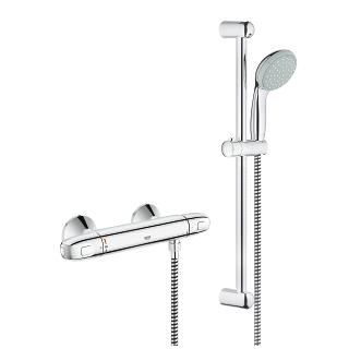 Grohtherm 1000 Bath safety mixer with integrated 2-way diverter | GROHE