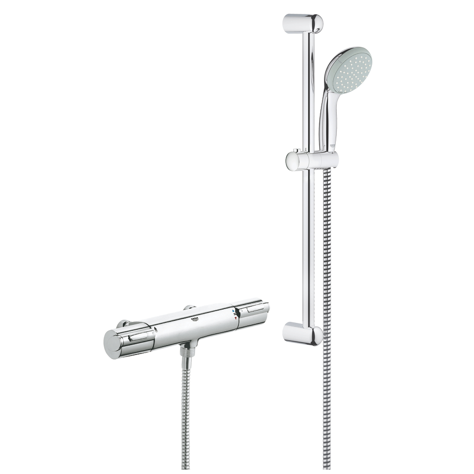 Grohtherm 1000 Thermostatic shower mixer 1/2″ | GROHE 官方網站