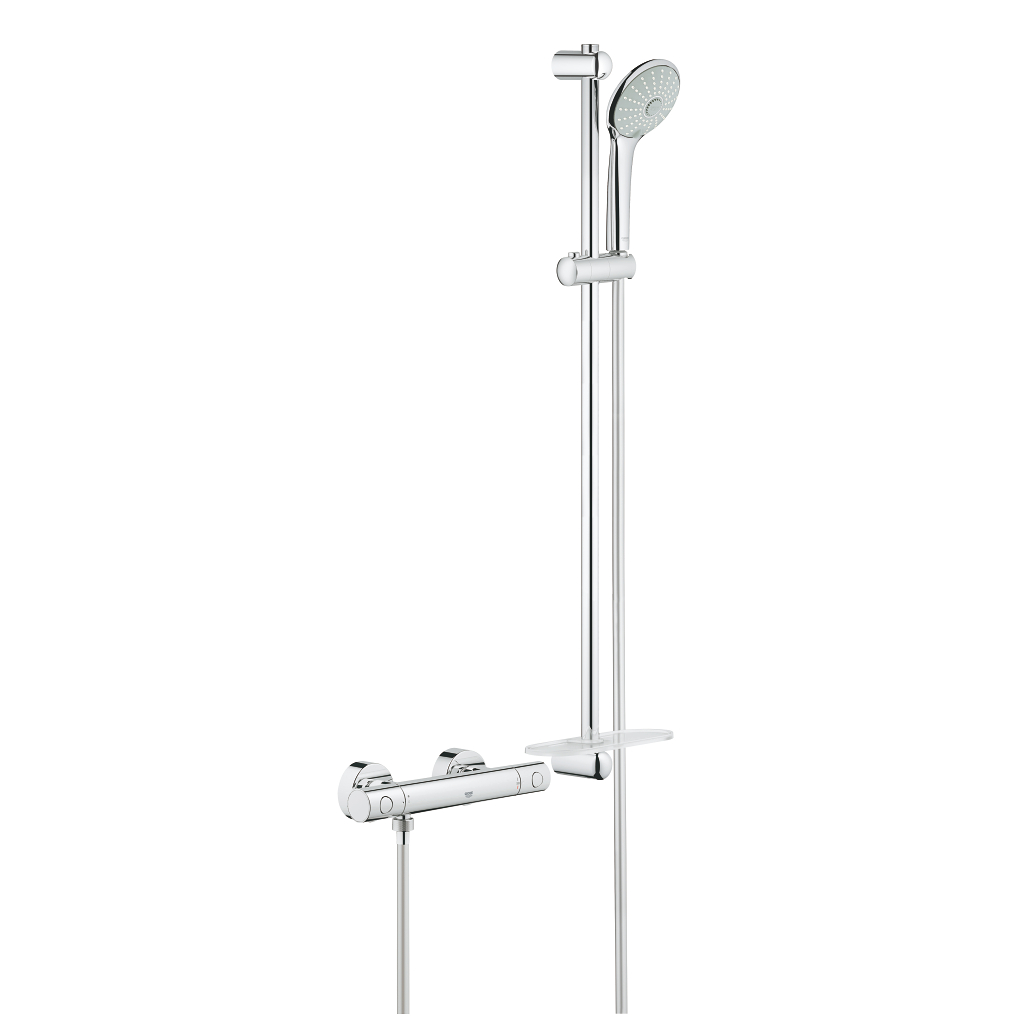 Grohtherm 1000 Cosmopolitan M Thermostatic shower set 1/2″ | GROHE