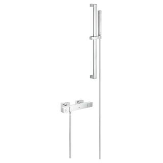 Grohtherm Cube Thermostatic bath tub mixer for 2 outlets with ...