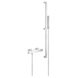 Grohtherm Cube Thermostatic bath tub mixer for 2 outlets with ...