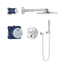 Grohtherm SmartControl Thermostat for concealed installation with 3 ...