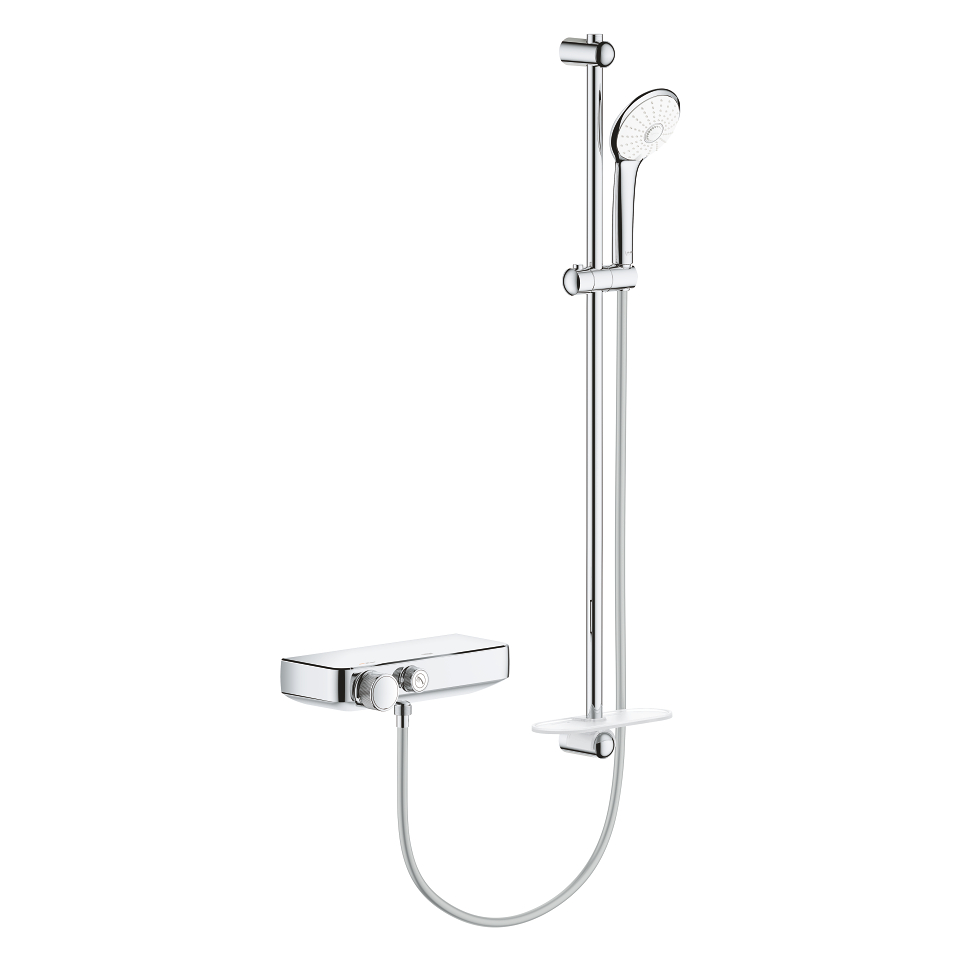 Grohtherm SmartControl Thermostatic shower mixer 1/2″ with shower set ...