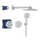 Grohtherm SmartControl Duschsystem Unterputz mit Rainshower SmartActive ...