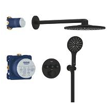 Grohtherm SmartControl Duschsystem Unterputz mit Rainshower SmartActive ...