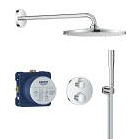Grohtherm Cube Safety mixer for 1 outlet with shut off valve | GROHE
