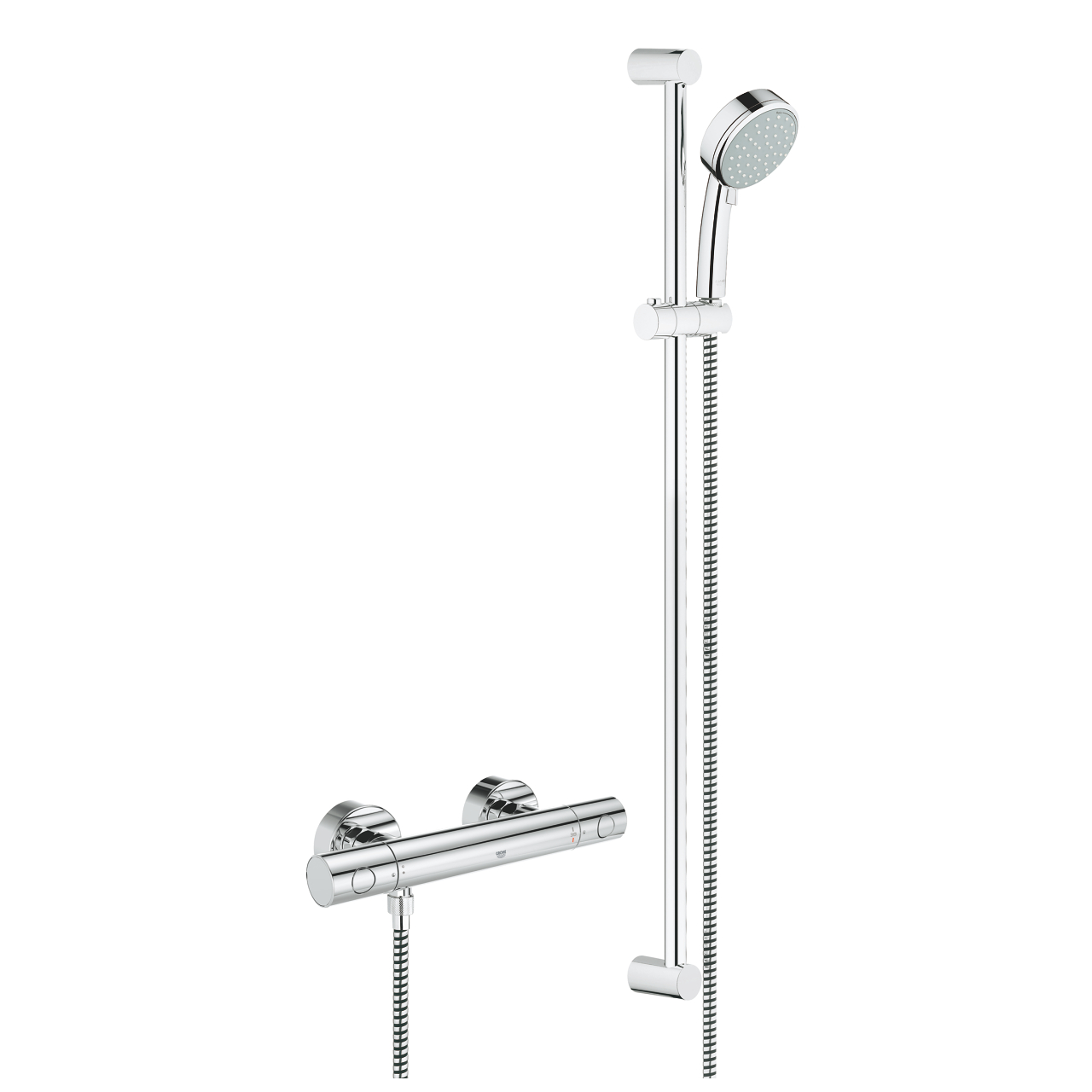 Grohtherm 1000 Cosmopolitan Thermostatic shower mixer 1/2″ | GROHE 官方網站