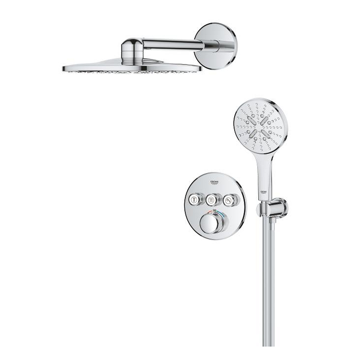 Grohtherm SmartControl Podtynkowy zestaw prysznicowy z deszczownicą Rainshower SmartActive 310 ...