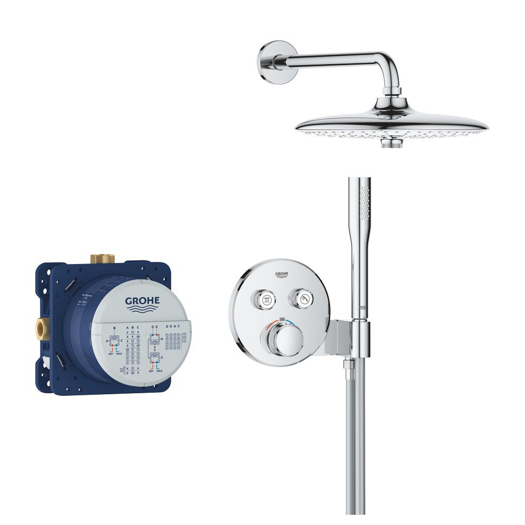 Grohtherm SmartControl Perfect shower set met Euphoria 260 | GROHE