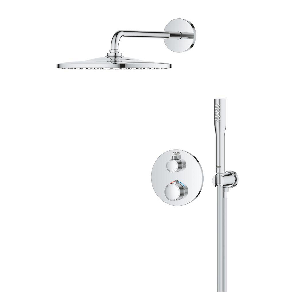 Grohtherm Concealed shower system with Rainshower Mono 310 | GROHE