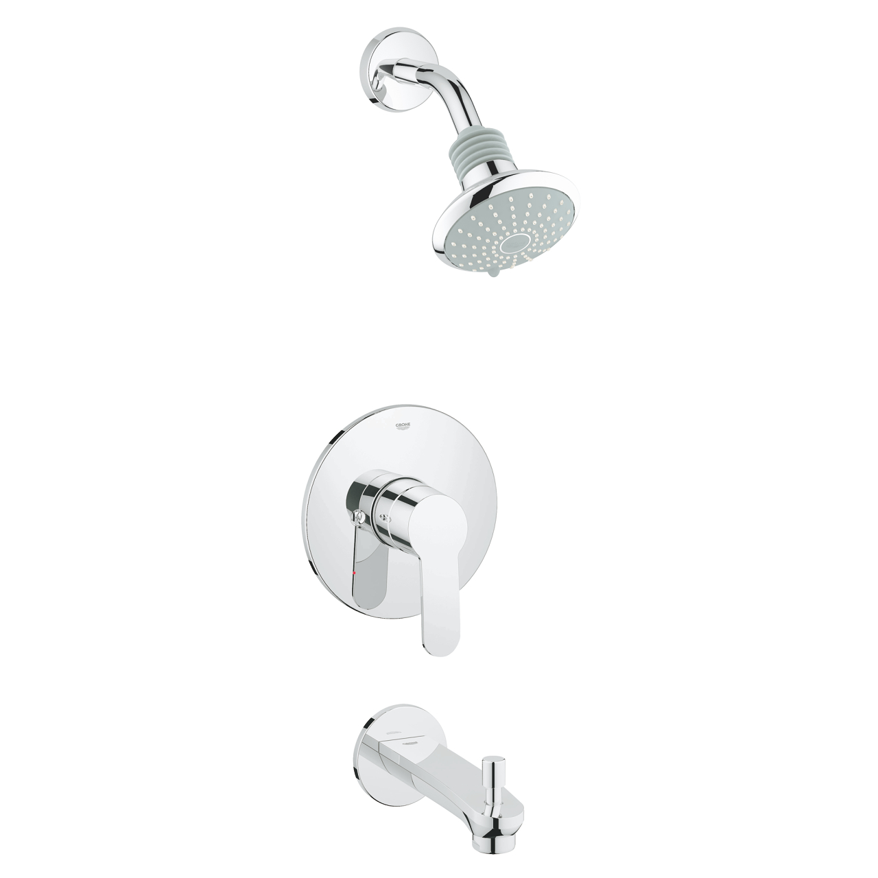 Eurostyle Cosmopolitan Pressure balance valve bath combination | GROHE