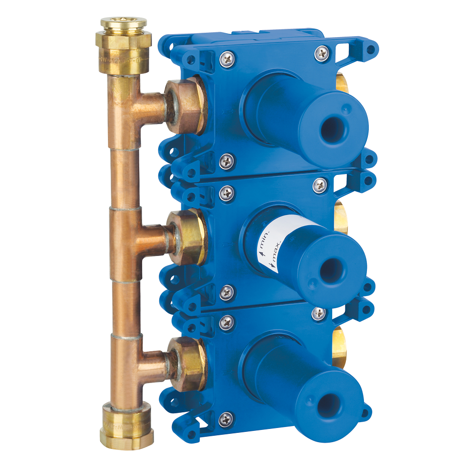 Rapido C Rough-in box for triple volume control 26 880 000 | GROHE