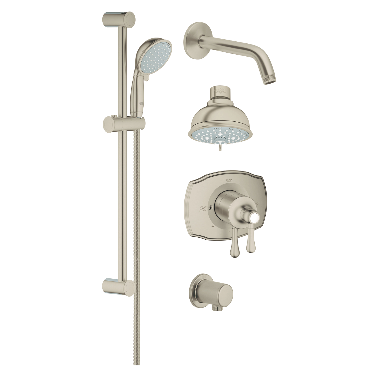GrohFlex Shower Set Thermostatic mixer | GROHE