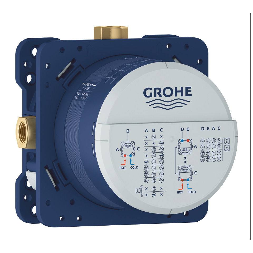 Rapido SmartBox Universal rough-in box, 1/2″ | GROHE