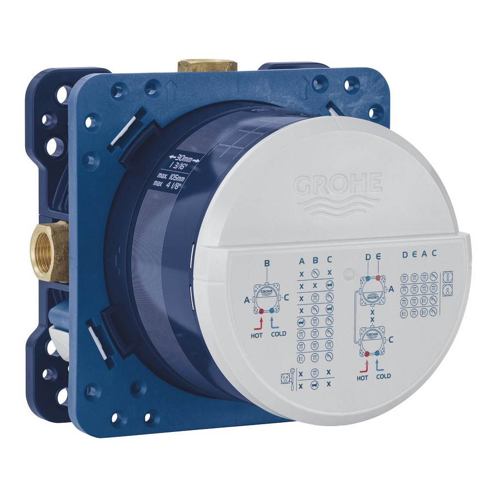 Rapido SmartBox Universal rough-in box, 1/2″ | GROHE