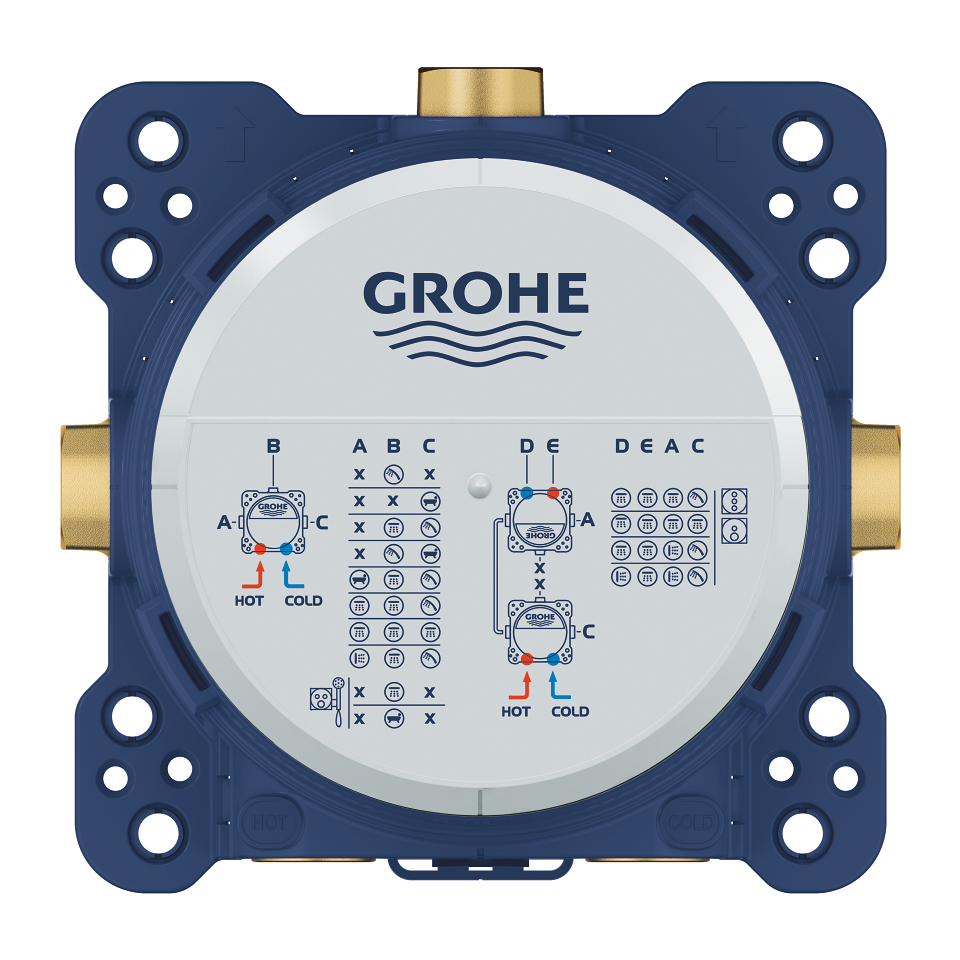 Rapido SmartBox Universal rough-in box, 1/2″ | GROHE