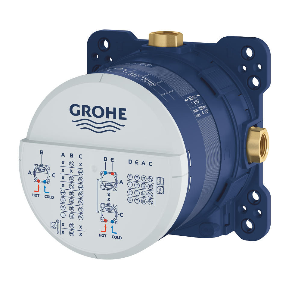 Rapido SmartBox Universal rough-in box, 1/2″ | GROHE