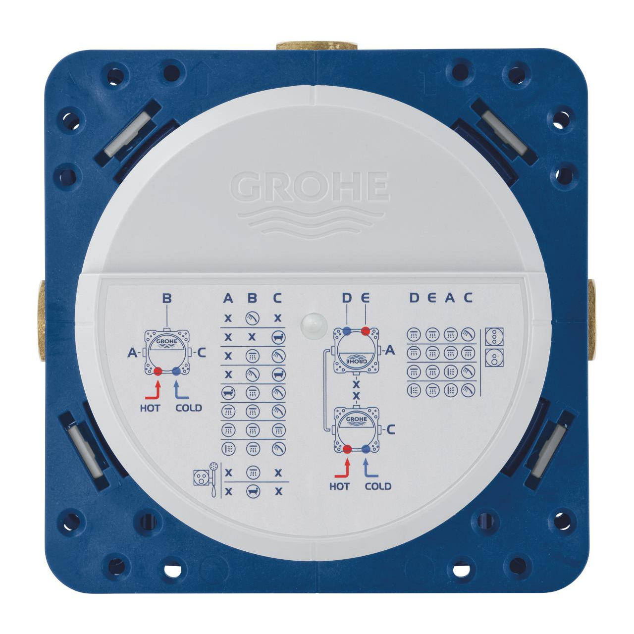 Rapido SmartBox Universal rough-in box, 1/2″ | GROHE