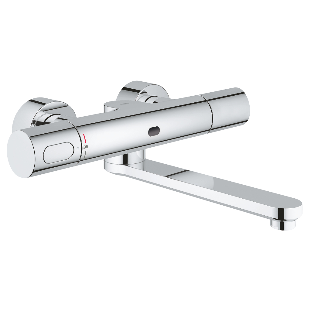 Eurosmart Cosmopolitan E Infra-red electronic wall basin mixer with ...