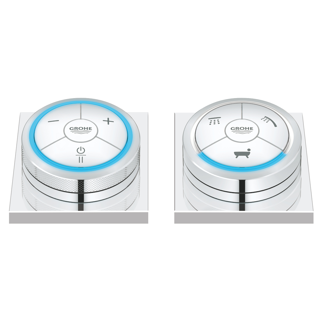 GROHE F-digital Digital controller and digital diverter for bath with ...