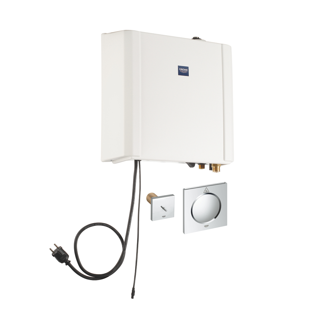 GROHE F-digital Deluxe Steam generator 2.2 kW with steam outlet and ...