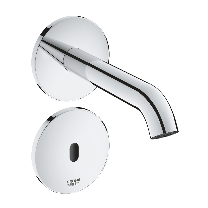 Essence E Infra-red electronic wall basin tap without mixing device | GROHE