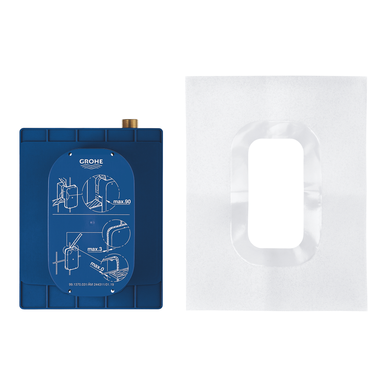 Euroeco Cosmopolitan E Concealed mounting box | GROHE