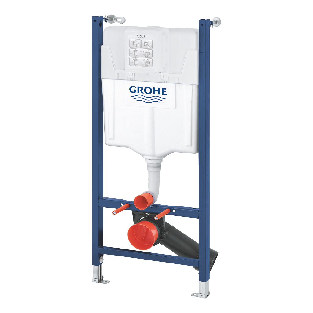 Solido 2-in-1 set for WC, 1.13 m installation height | GROHE